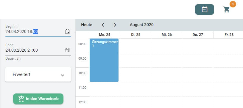 Das Online-Buchungssystem für den vielfältigen Einsatz
